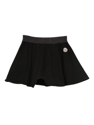 Moncler Girls Skirt Black Cotton