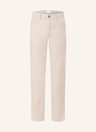 Brax Brax Hose Cadiz Slim Fit Mit Leinen beige