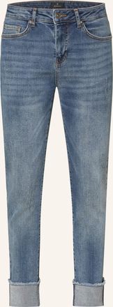 Monari Monari Straight Jeans Mit Schmucksteinen blau