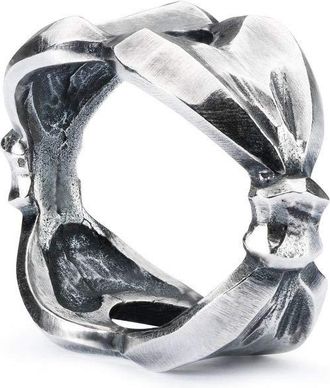 Trollbeads Damen-Bead Magische Schleife 925 Silber - TAGBE-30133