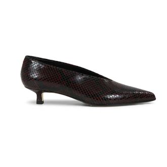 Aeyde Clara Schlangenprint Absatz - - Shoes - Damen - Braun - 39 EU