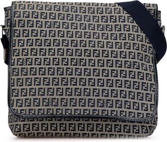 Fendi Hobo Bags - Zucchino Canvas Crossbody - Gr. unisize - in Grau - für Damen