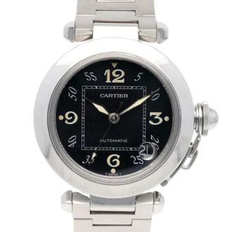 Cartier Pre-owned Acier inoxydable montres - Femme - Pre-owned - Noir - Taille: ONE Size