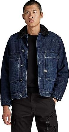 G-Star G-Star Homme Veste Utility Flap Pocket Sherpa, Bleu (worn in kingfisher D23595-D317-G114), S