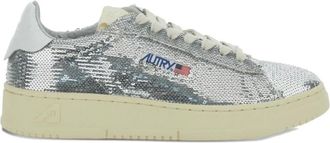 Autry Femme, Chaussures, Gris, Taille: 37 EU Dallas Low Sparkling Baskets