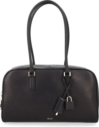 Tom Ford Womens Small Leather Bag Black Shoulder