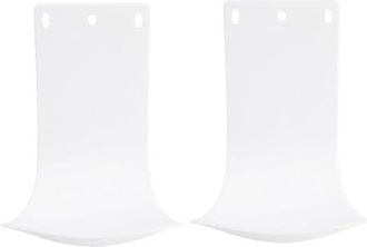 Cabilock Lot De 2 Distributeurs De Savon Mural Automatique avec Bac Anti-Goutte en Plastique Distributeurs Liquide pour Cuisine Et Salle De Bain Montage Mural 