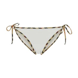 Burberry Stretch Nylon Bikini Bottom - - Swimwear - Damen - Wei&szlig; - S