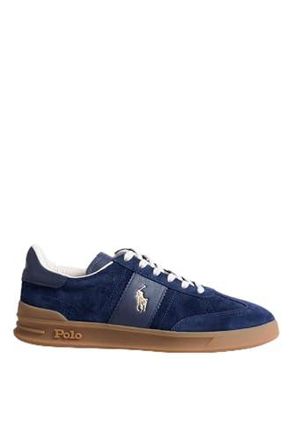 Ralph Lauren Polo Ralph Lauren HRT AERA PP-SNEAKERS-LOW TOP LACE 5003327645 Chaussures de loisirs, bleu marine, 43 EU