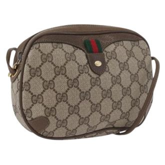 Gucci Sac bandouli&egrave;re vintage Pre-owned - Femme - Pre-owned - Beige - Taille: ONE Size