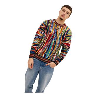 Carlo Colucci Homme, Pulls, Multicolore, Taille: XL C12509 201 Sweater