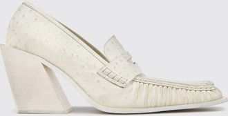Camperlab Escandalo Loafer aus gepr&auml;gtem Leder mit eckiger Kappe und Riemen