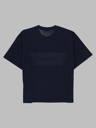Versace Logo-Striped T-Shirt - Blue