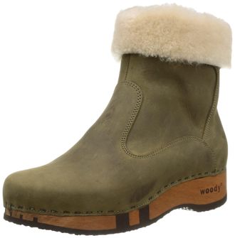 Woody Woody Damen Elke Stiefelette, Fettleder Olivia, 36 EU