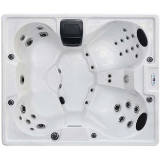 Sanotechnik Outdoorwhirlpool Catania inkl. Abdeckung 210x180x82 cm