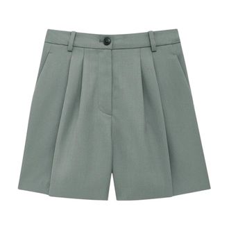 Anine Bing Damen, Shorts, Gr&uuml;n, LGr&ouml;&szlig;e