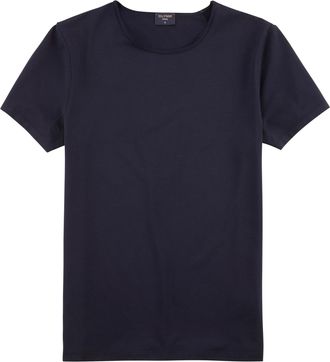 Olymp Herren T-Shirt Langarm Casual.Wirk,Single Jersey,Regular fit,Marine 18,3XL