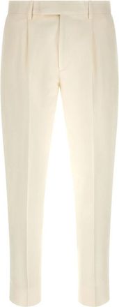 Ermenegildo Zegna Homme, Pantalons, Blanc, Taille: M Pantalon Pliss&eacute;