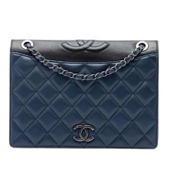 Chanel Pre-owned Ballerine Flap - - Pre-owned - Damen - Blau - ONE SIZE