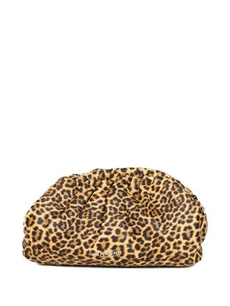 Ermanno Scervino Vanessa leopard-print clutch bag - Marron