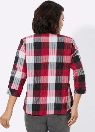 Witt Klassische Bluse Karo-Bluse 3/4-Arm