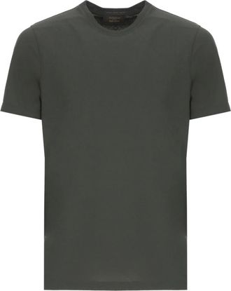 Zanone Homme, Tops, Vert, Taille: 2XL T-Shirt IceCotton Coupe Slim