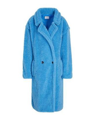 8 by YOOX RECYCLED POLY TEDDY MAXI COAT