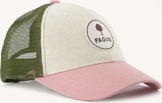Faguo Casquette &eacute;cru et lilas