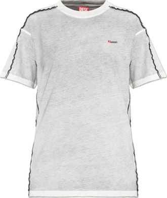 Diesel Femme, Tops, Gris, Taille: 38 FR T-shirt T-Imy