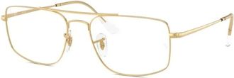 Ray-Ban unisex, Accessoires, Jaune, Taille: 58 MM Explorer III Optics Eyeglasses