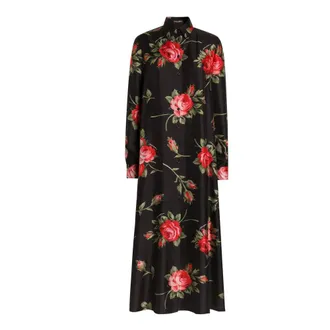 Dolce & Gabbana Femme, Robes, Noir, Taille: 40 FR Abito