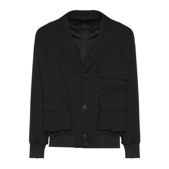 Giuliano Galiano Bomber Nero - - Jackets - Herren - Schwarzk - M