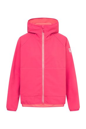 Derbe Softshelljacke Kurz Peutby Damen Pink Azalea 40 | Übergangsjacke | Frauen| Kapuze | Zip | Hamburg