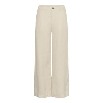Part Two Franz&ouml;sische Eiche Weite Leinenhose - - Trousers - Damen - Beige - M