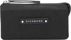 John Richmond Homme, Accessoires, Noir, Taille: ONE Size Zip Coin Purse with Logo