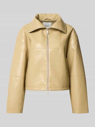 Nanushka Jacke mit Stehkragen