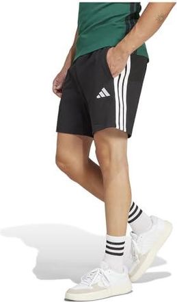 adidas Mens Short Jersey 3 Bandes Essentials 17,8 cm, Black/White, 3XL