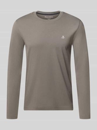 Marc O'Polo Shaped Fit Langarmshirt aus reiner Baumwolle