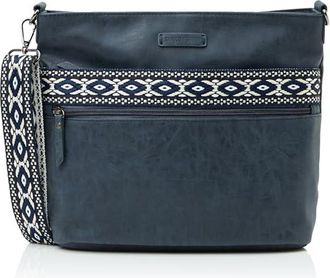 Enrico Benetti Indy, Clutch Unisex, 002 Blauw, Large