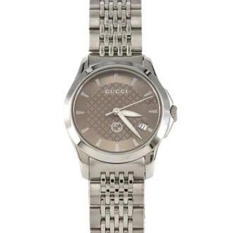 Gucci Montre vintage Pre-owned - Femme - Pre-owned - Brun - Taille: ONE Size