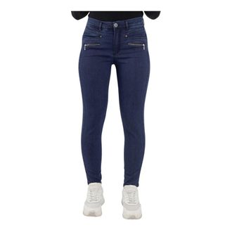 2-Biz Denim Hose mit Rei&szlig;verschlusstaschen - - Jeans - Damen - Blau - XS
