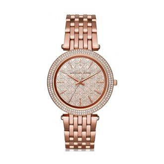 Michael Kors Femme, Accessoires, Rose, Taille: ONE Size Montre Darci Pav&eacute;