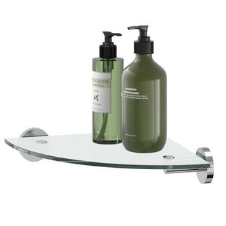 Tiger Étagère dangle Boston Polie, 25.4 x 5 x 25.4 cm, Acier Inoxydable Brillant