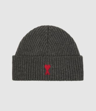 Ami Bonnet Red Ami De Coeur Gris Chine Rouge
