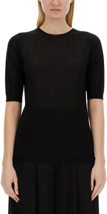 Fabiana Filippi Femme, Pulls, Noir, Taille: 40 FR Maglia Maniche 3/4