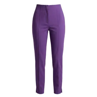Trussardi Pantalon slim - Femme - Pantalons - Violet - Taille: 38 FR