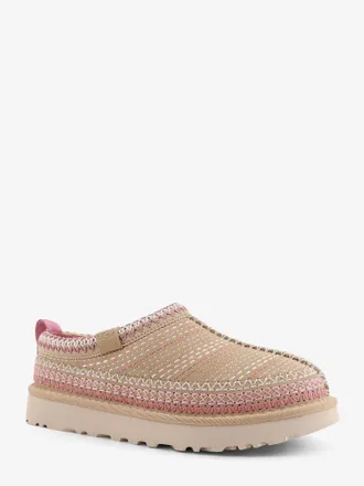 UGG Womens Tasman Meadow Suede Sandals With Multicolor Stitching