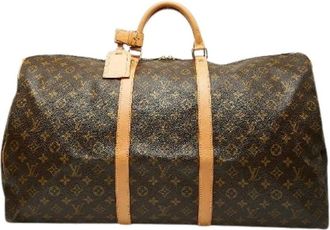 Louis Vuitton Sac de week-end Pre-owned Keepall 60 - Femme - Pre-owned - Brun - Taille: ONE Size