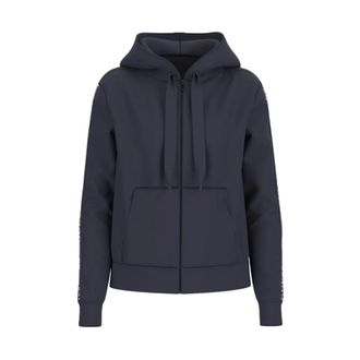 Guess Femme, Sweatshirts et sweats &agrave; capuche, Bleu, Taille: 42 FR SweaT-shirt zipp&eacute;