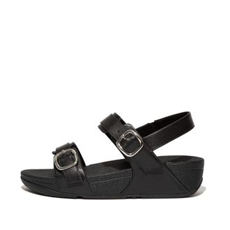 FitFlop Damen Lulu Keilsandale, Schwarz, 42 EU